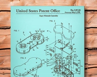 Video Game Blueprint Art - Etsy