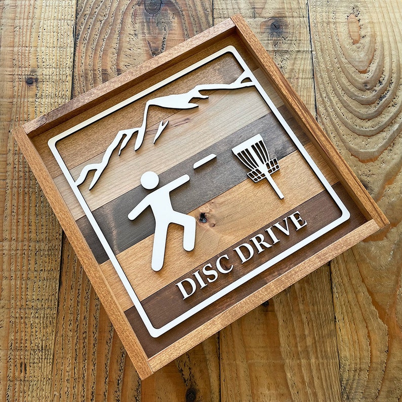 Custom Disc Golf Wood Recreation Sign Personalized Frisbee - Etsy
