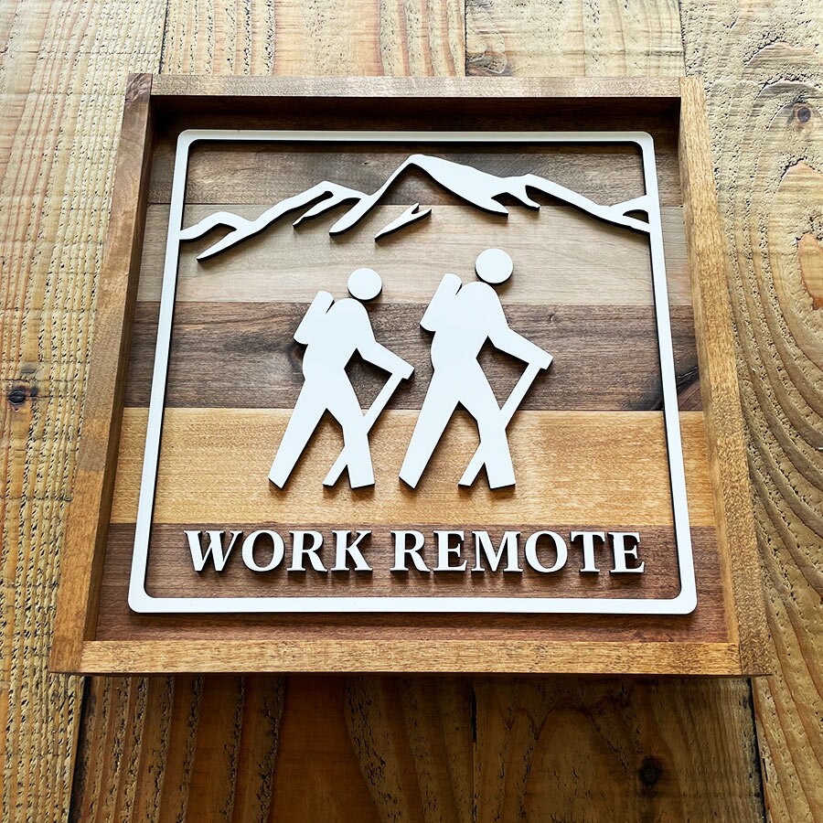 Custom Wood Hiking Sign Personalized Hiking Wall Art Gifts | Etsy