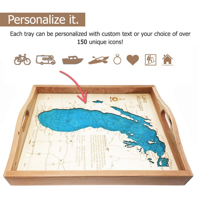 Cascade Lake Serving Tray, Cascade Lake, CA near Lake Tahoe ...