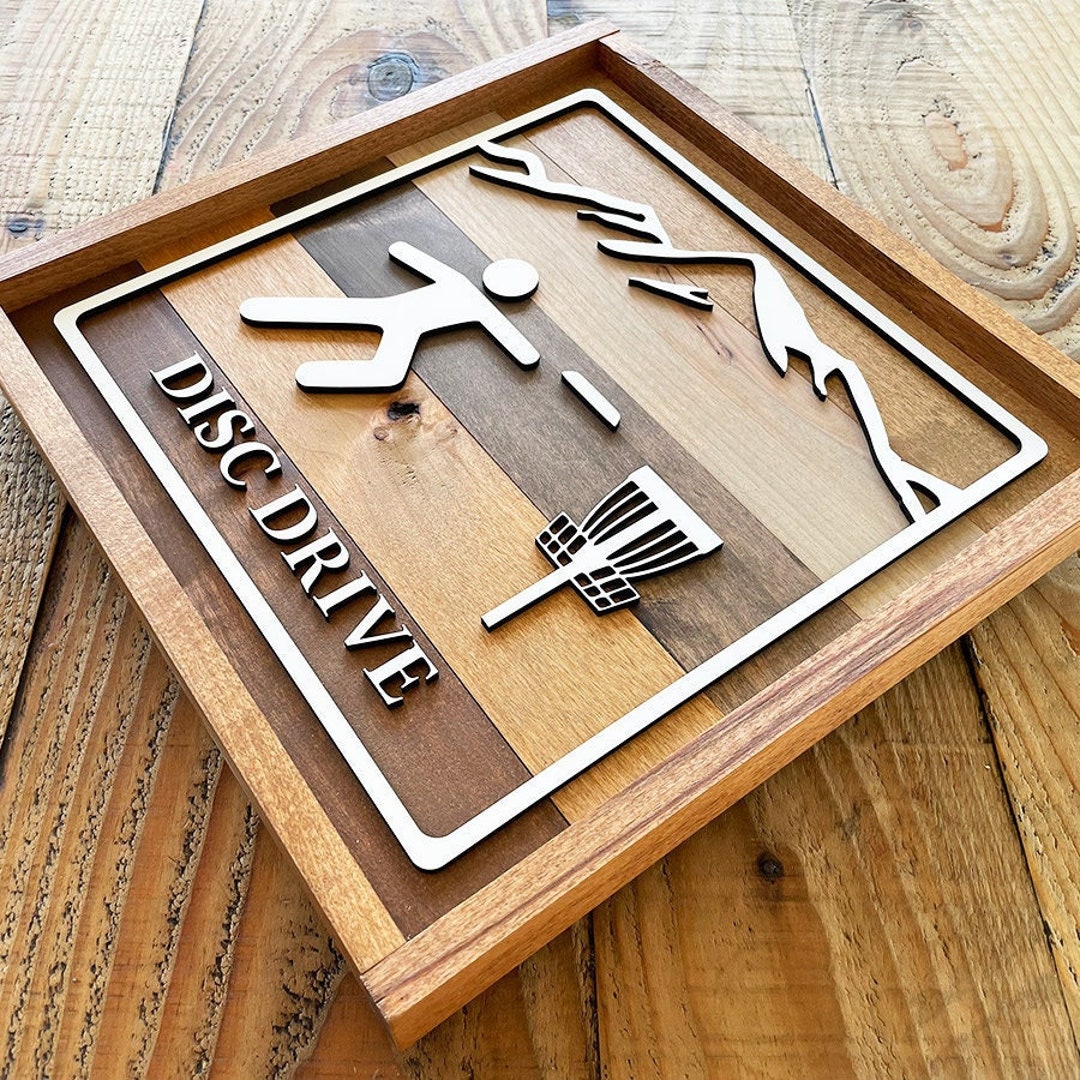 Custom Disc Golf Wood Recreation Sign Personalized Frisbee - Etsy