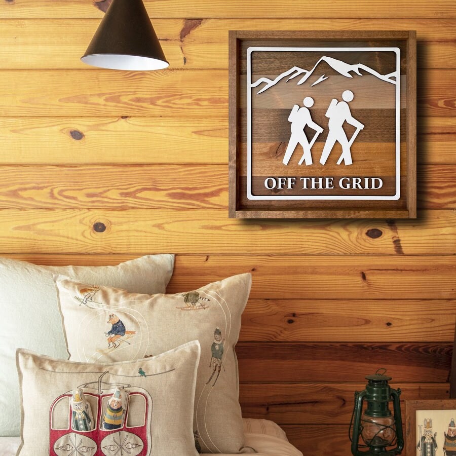 Custom Wood Hiking Sign Personalized Hiking Wall Art, Gifts for Hikers ...
