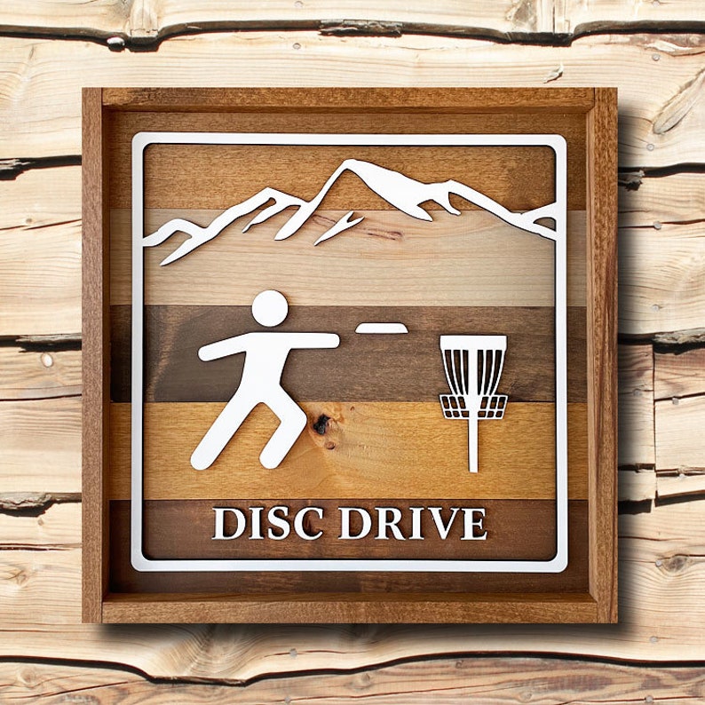 Custom Disc Golf Wood Recreation Sign Personalized Frisbee - Etsy