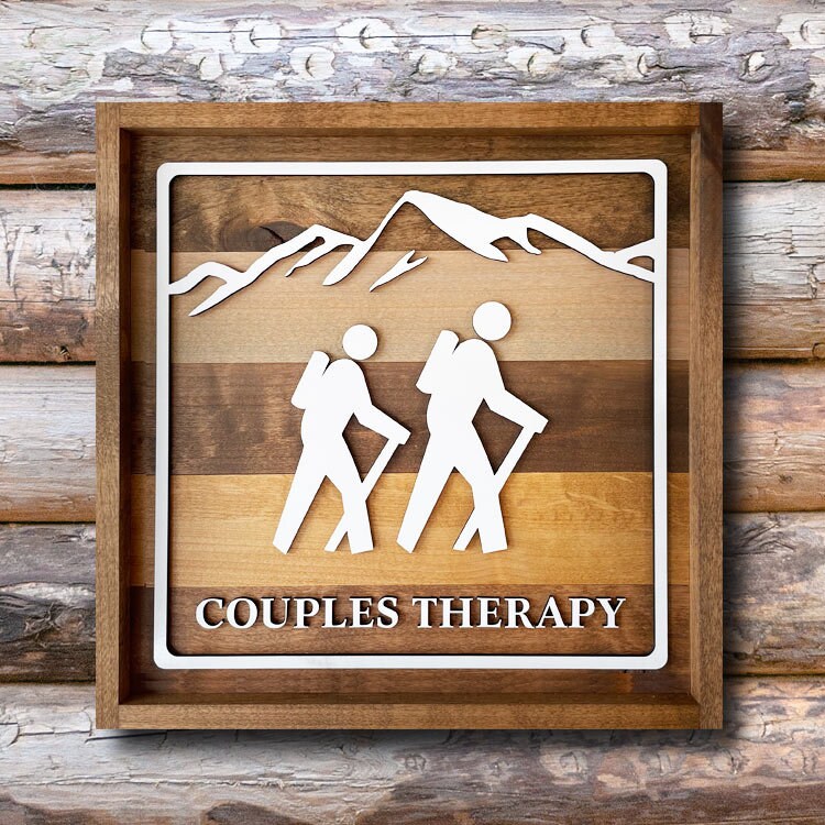 Custom Wood Hiking Sign Personalized Hiking Wall Art Gifts - Etsy