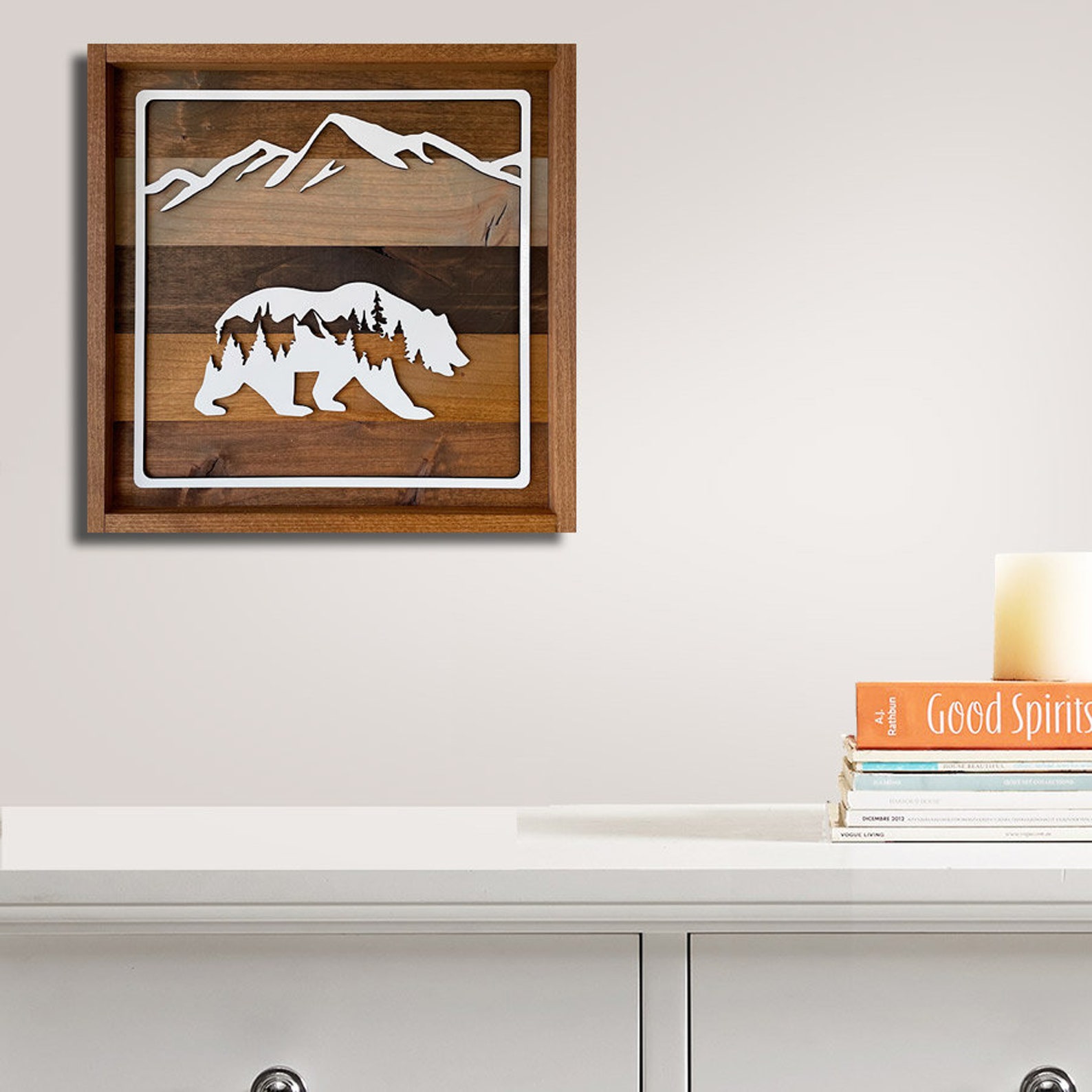 Custom Rustic Bear Wooden Recreation Sign Personalized Bear - Etsy