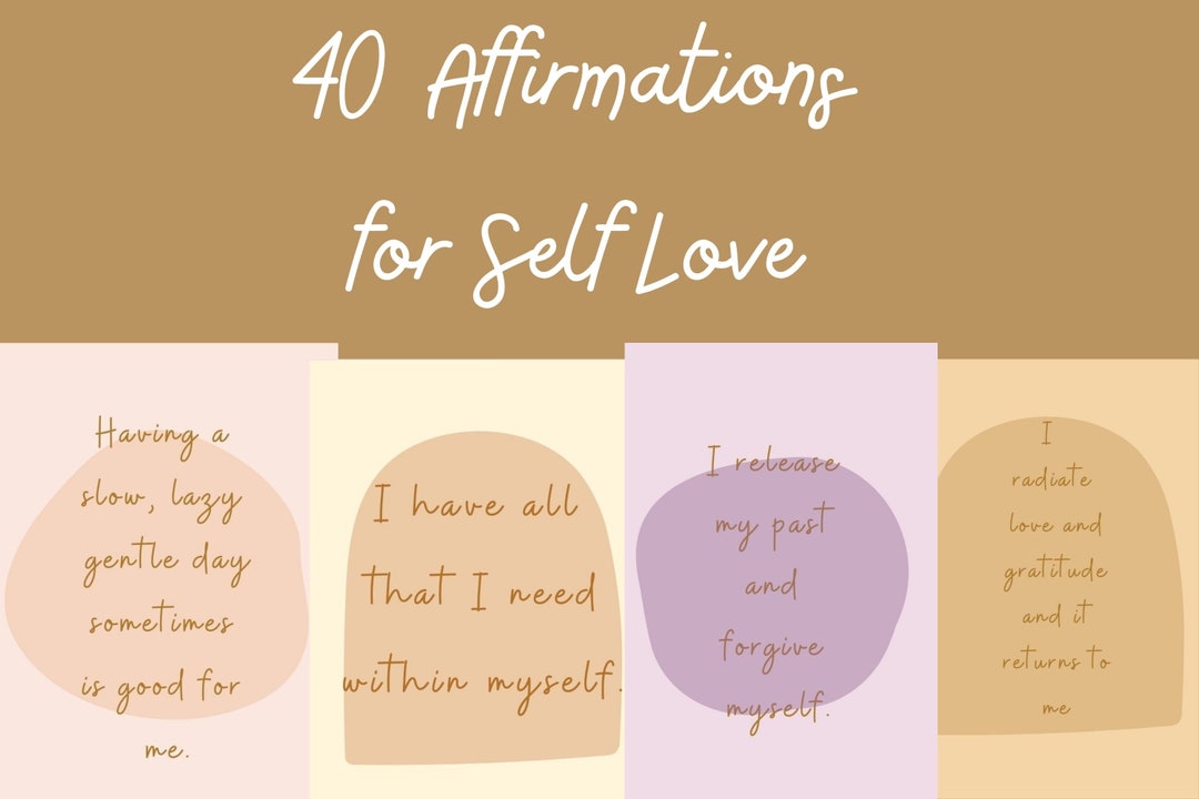 40 Positive Affirmations Body Image, Self Affirmations Body Image, Body ...