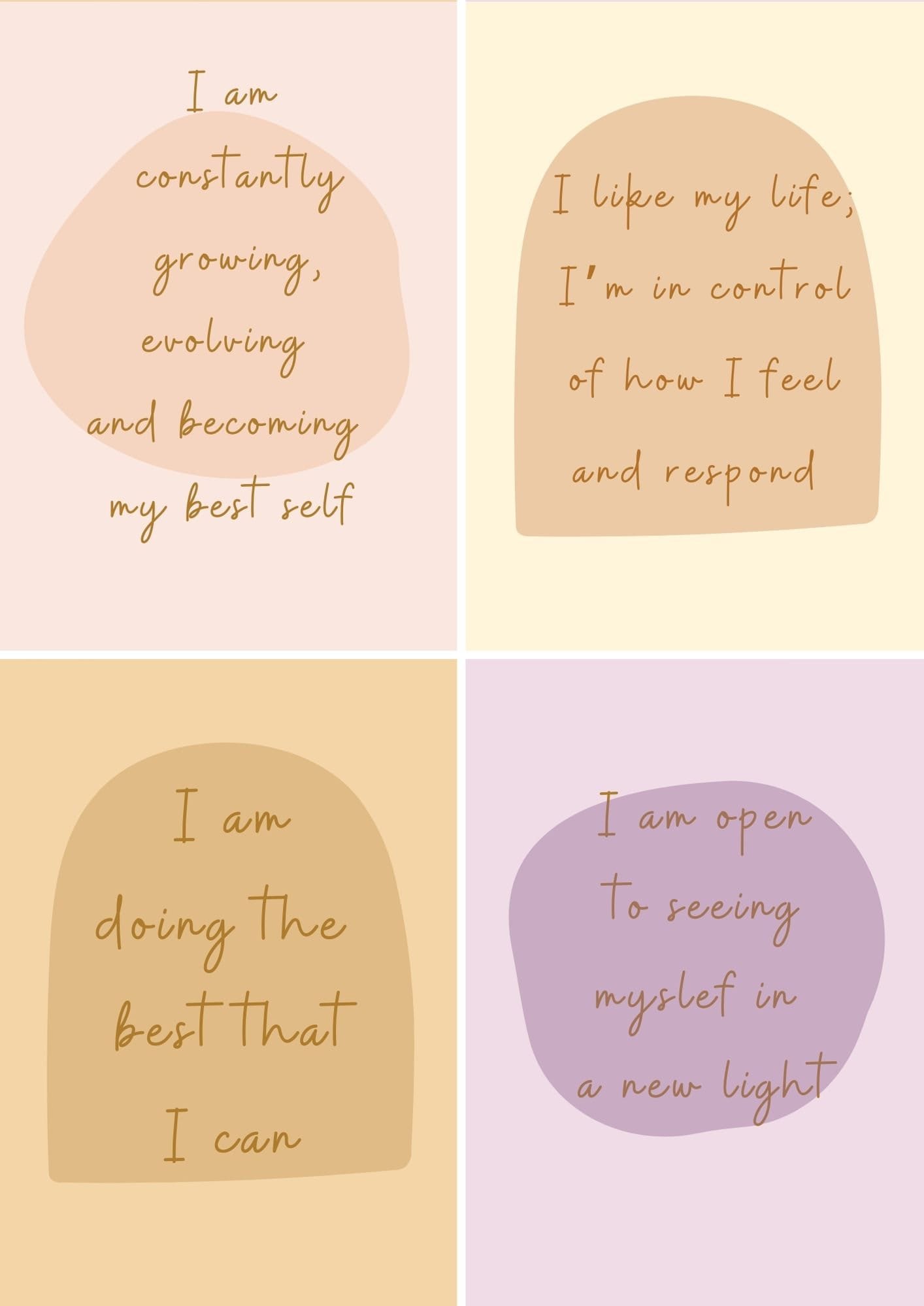 40 Positive Affirmations Body Image, Self Affirmations Body Image, Body ...