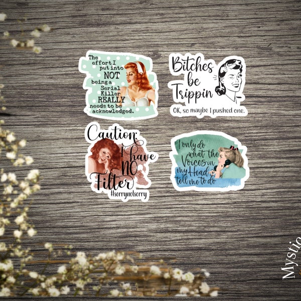 Sassy Stickers Etsy