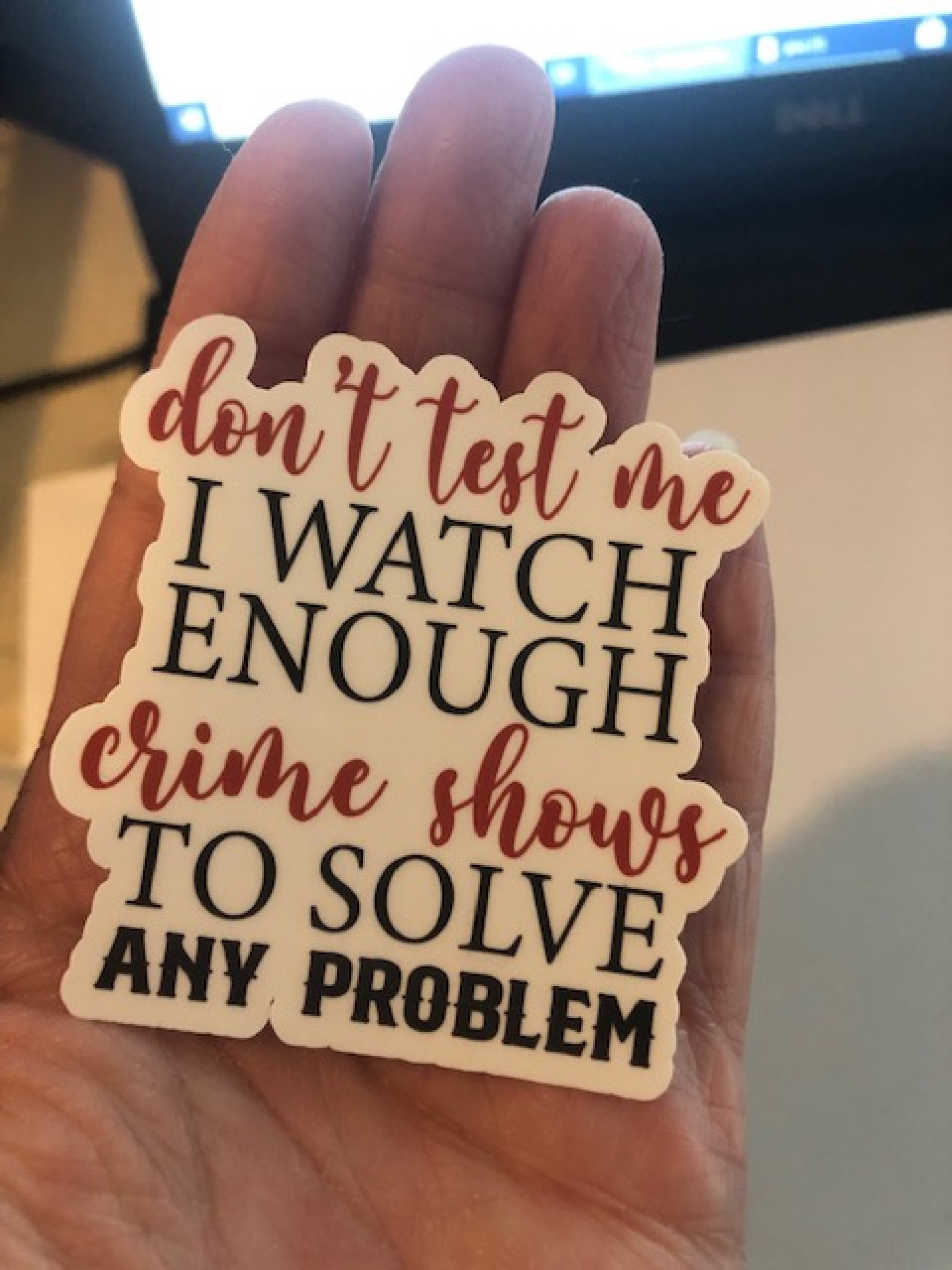 Don't Test Me Sticker Laptop Sticker Vinyl Die Cut | Etsy