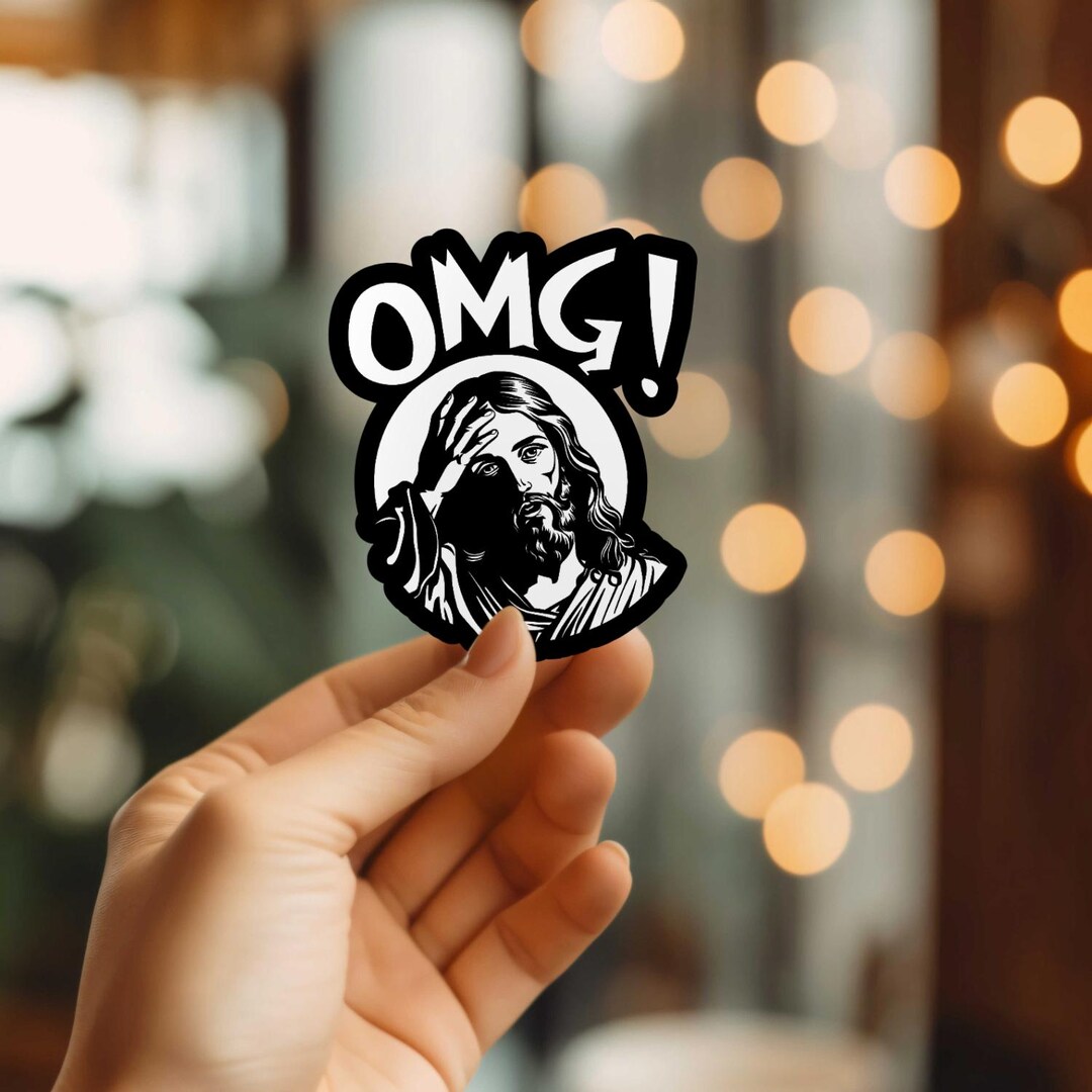 Funny OMG Sticker | Laptop Sticker | Vinyl Die Cut Sticker | Water ...