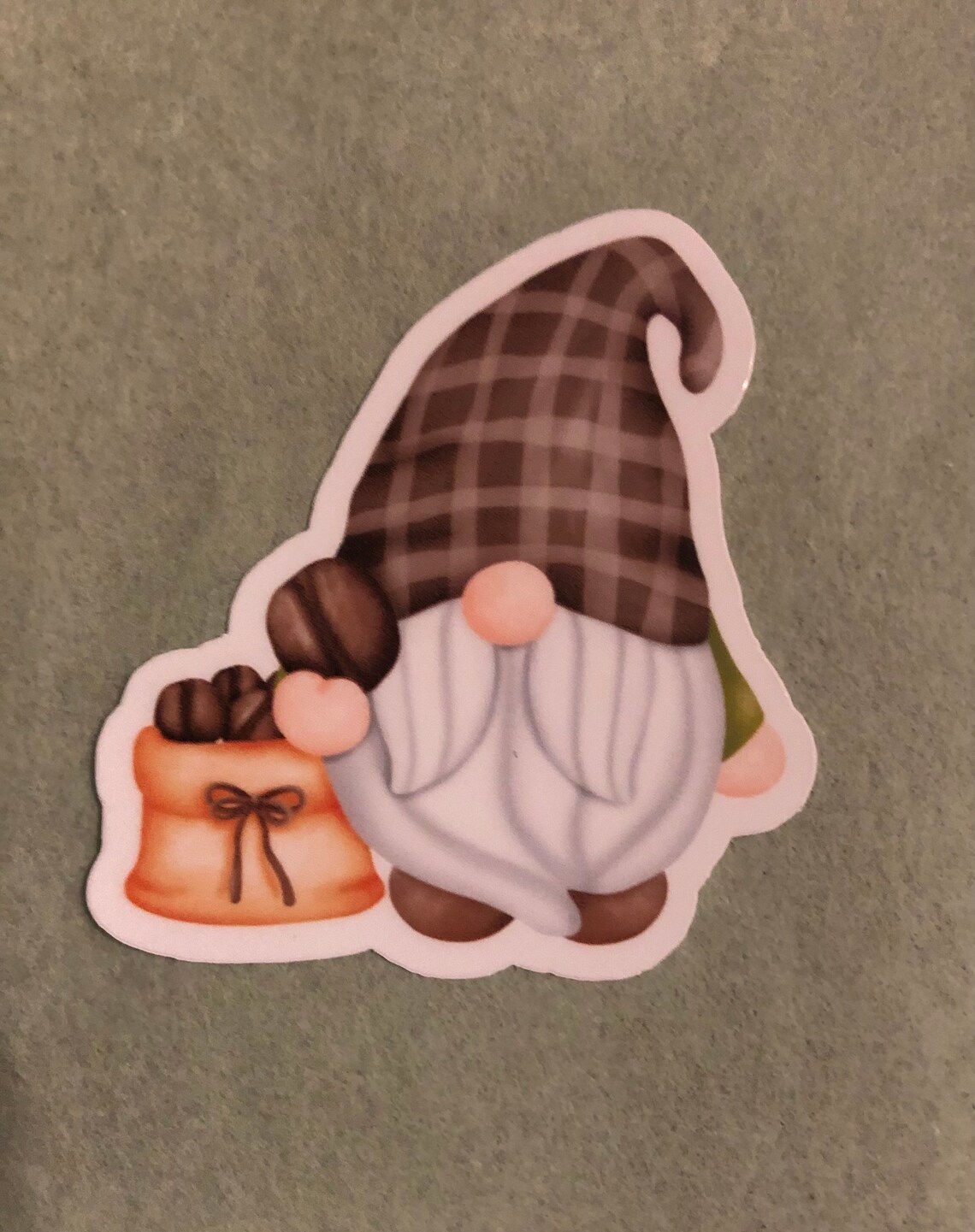 6 Piece Coffee Gnome Sticker Set Laptop Stickers Vinyl Die | Etsy