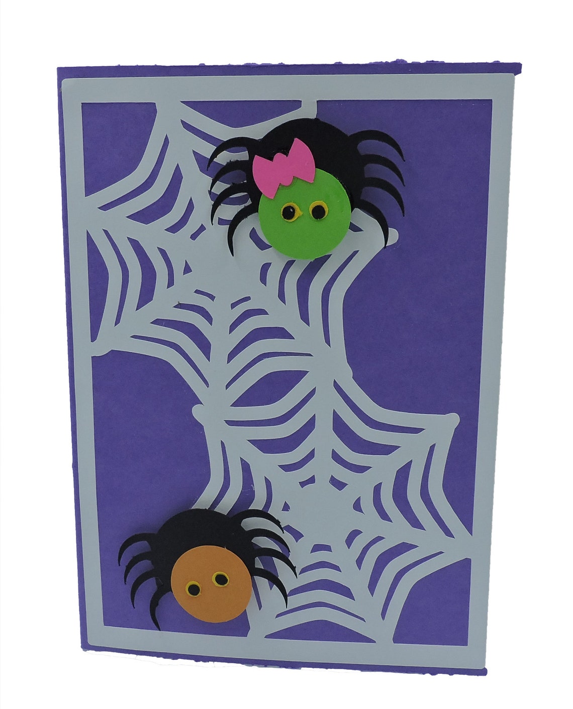 Spider Web Card Spider Web Card SVG Halloween Card Halloween Card SVG ...