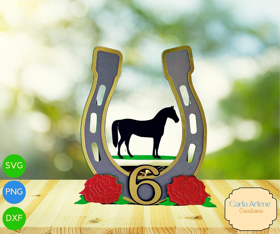 Horseshoe Table Number SVG: Country Wedding Decor (digital Download) - Etsy