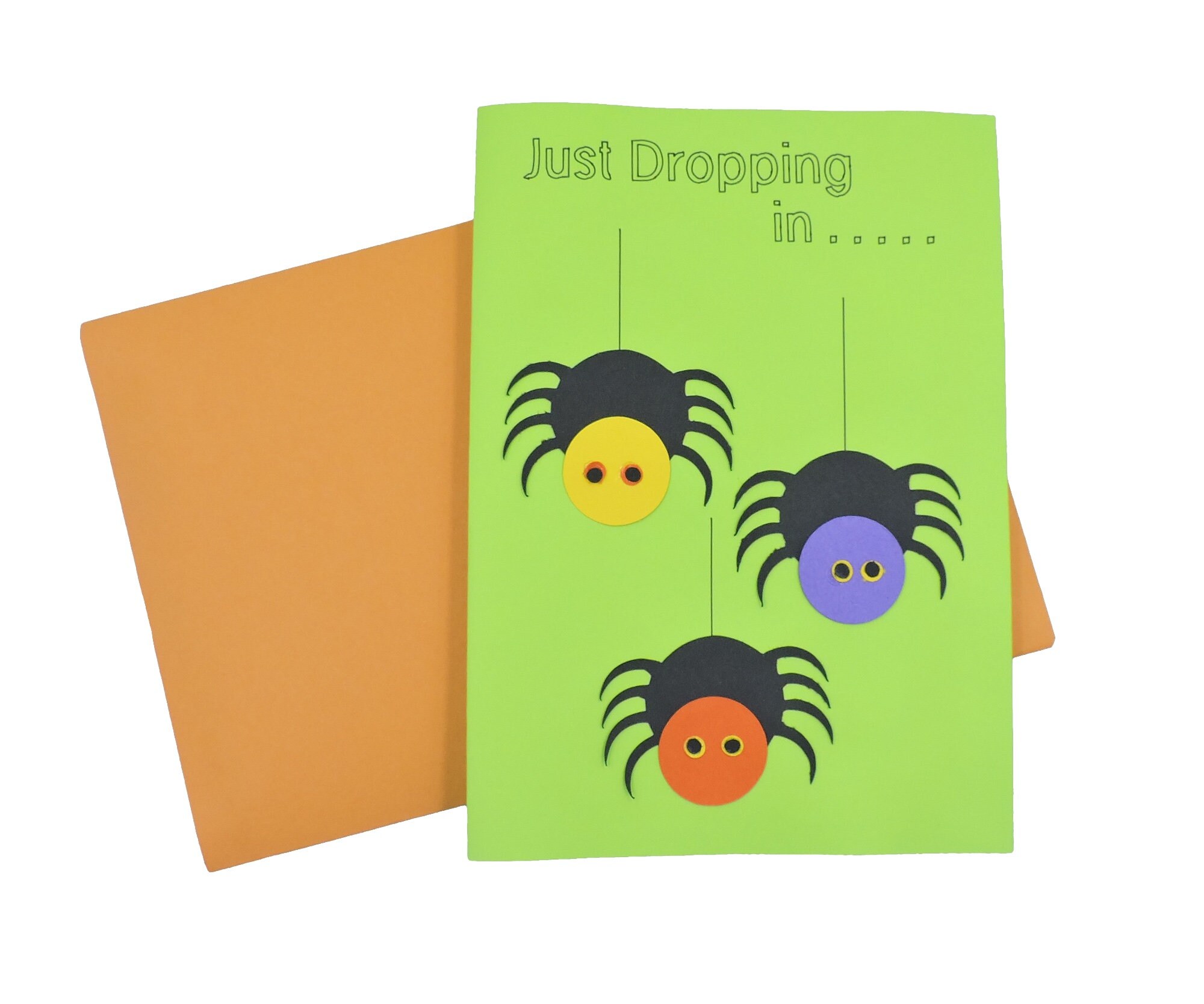 Spider Card Halloween Card Spidercard SVG Halloween Card SVG Kids ...