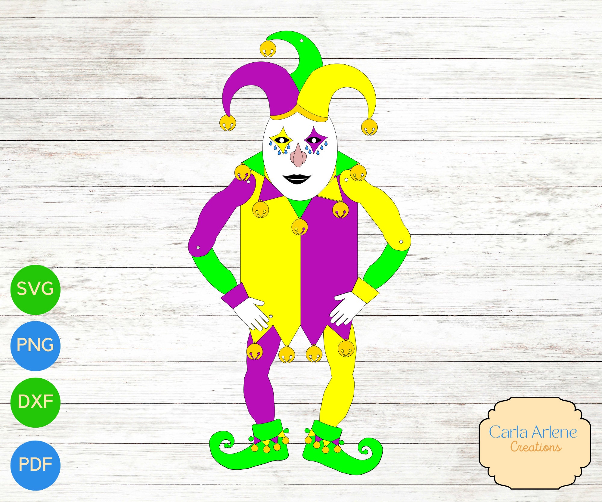 Jointed Jester SVG Jointed Jester Mardi Gras Mardi Gras SVG Jester ...