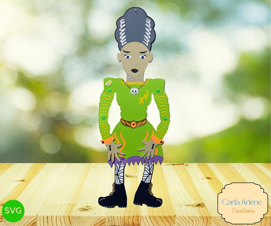 Jointed Monster Bride SVG Jointed Monster Bride Monster Bride SVG - Etsy