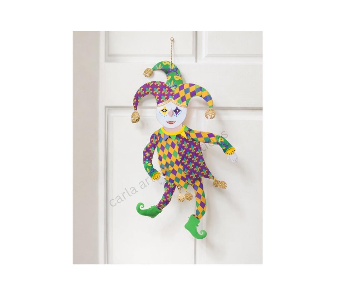 Jointed Jester SVG | Mardi Gras Paper Doll Cut File (digital Download ...
