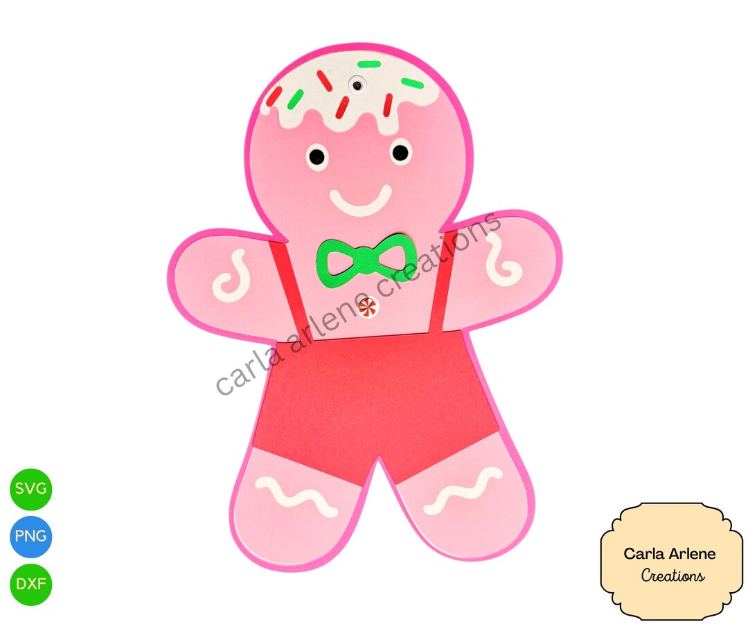 Gingerbread Boy SVG – Holiday Kitchen Decor Cut File - Etsy