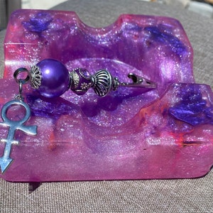 Resin Ashtray and Nubber Set Pick Your Custom Colors and Nubber - Etsy