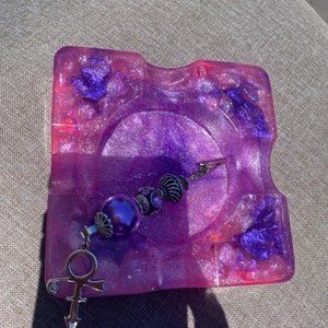 Resin Ashtray and Nubber Set Pick Your Custom Colors and Nubber - Etsy