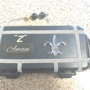 Custom Blinged Out Travel Humidor - Etsy