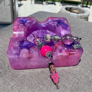 Resin Ashtray and Nubber Set Pick Your Custom Colors and Nubber - Etsy