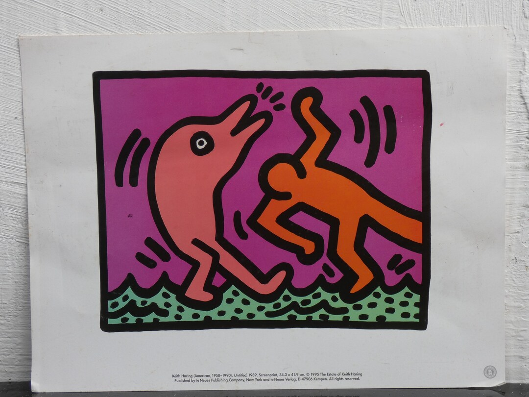 Keith Haring Original Limited Edition Untitled 'the Dance of the ...
