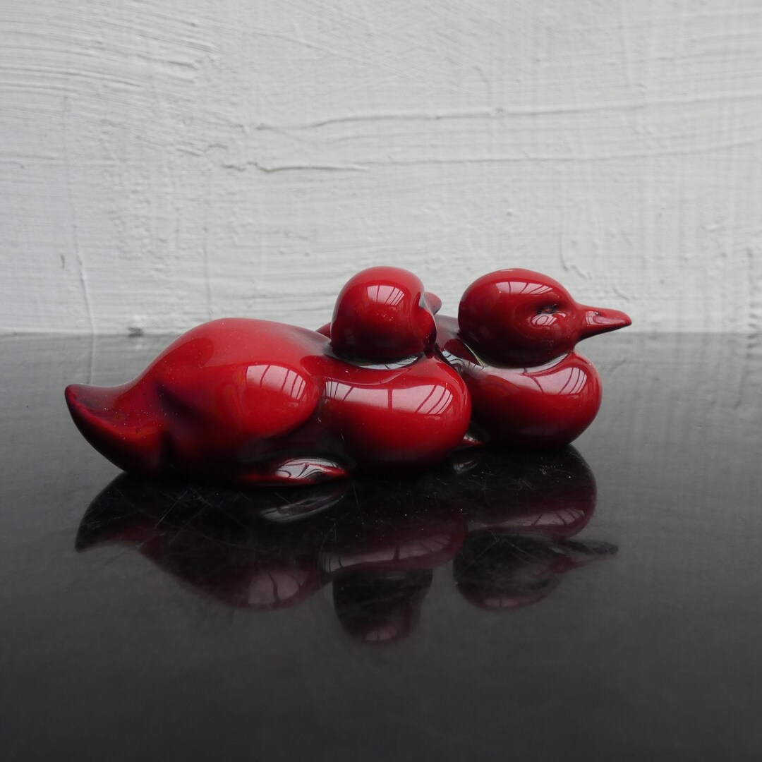 Vintage and RARE Royal Doulton Flambe Ducks 1980 - Etsy