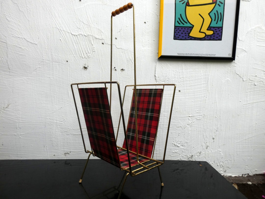 Newspaper Stand 50s 60s Rockabilly Mid Century Vintage Design Shabby ...