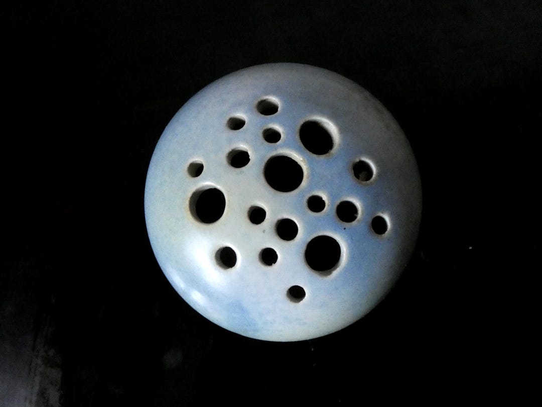 Elmar & Elke Kubicek German Light Blue Studio Ceramic Ikebana Vase 1970 ...