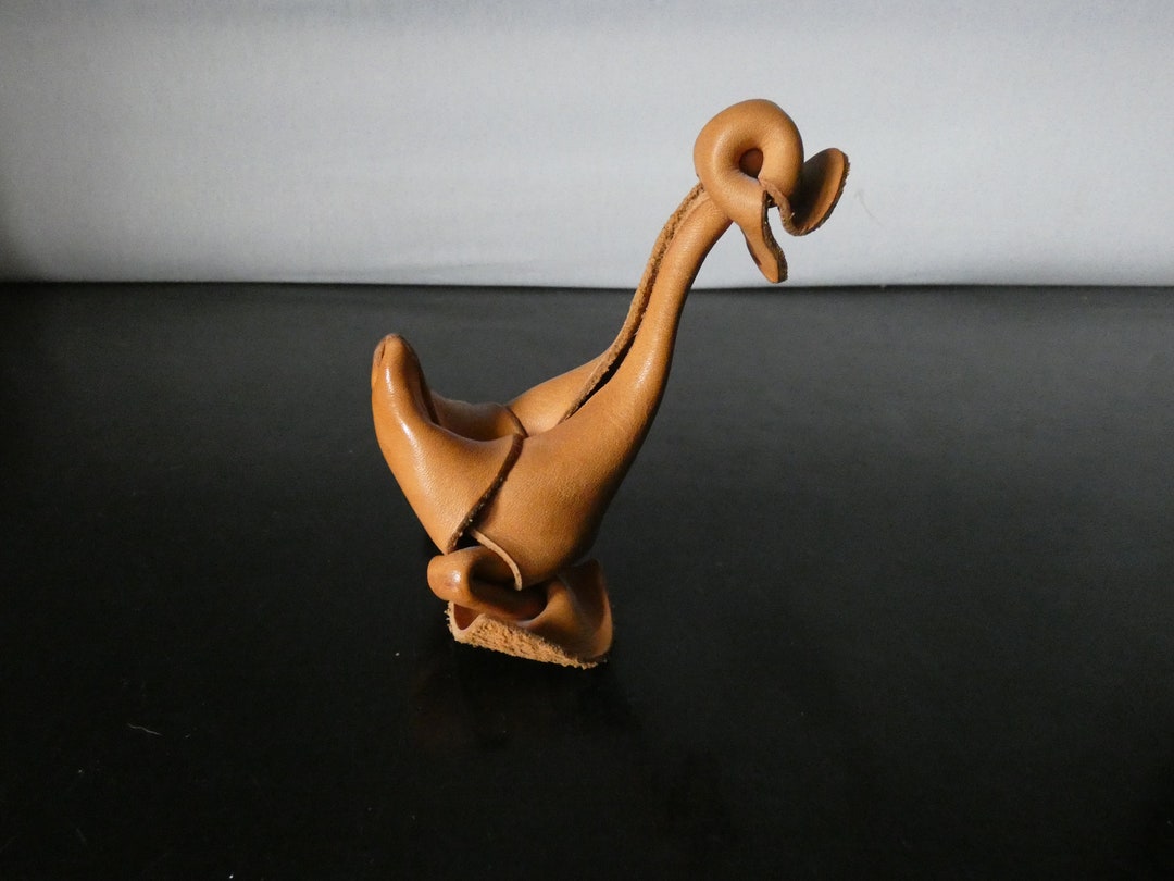 1950s Deru Leather Duck Figurine Made in Germany / Designcute Germany ...