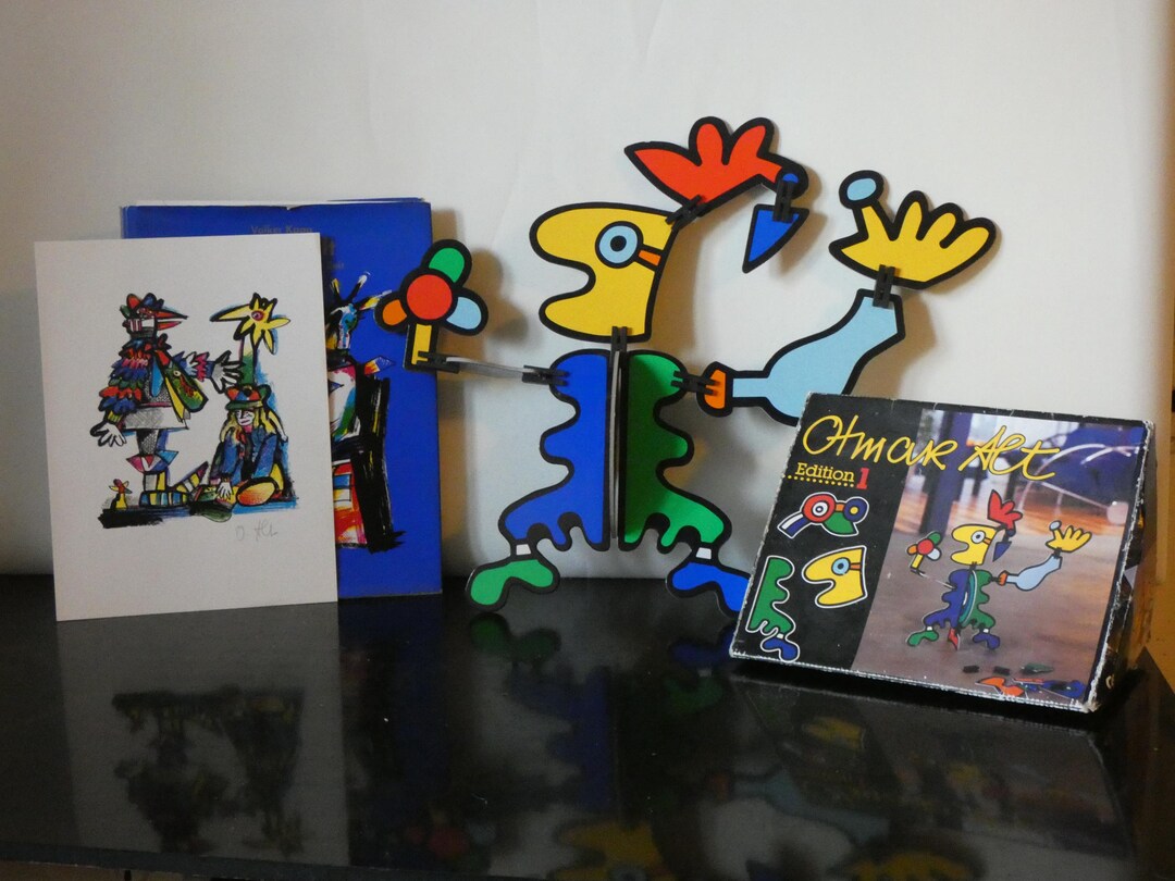 Vintage Otmar Olt german Artist Pop Art Art Pack. 1. Color Lithography ...