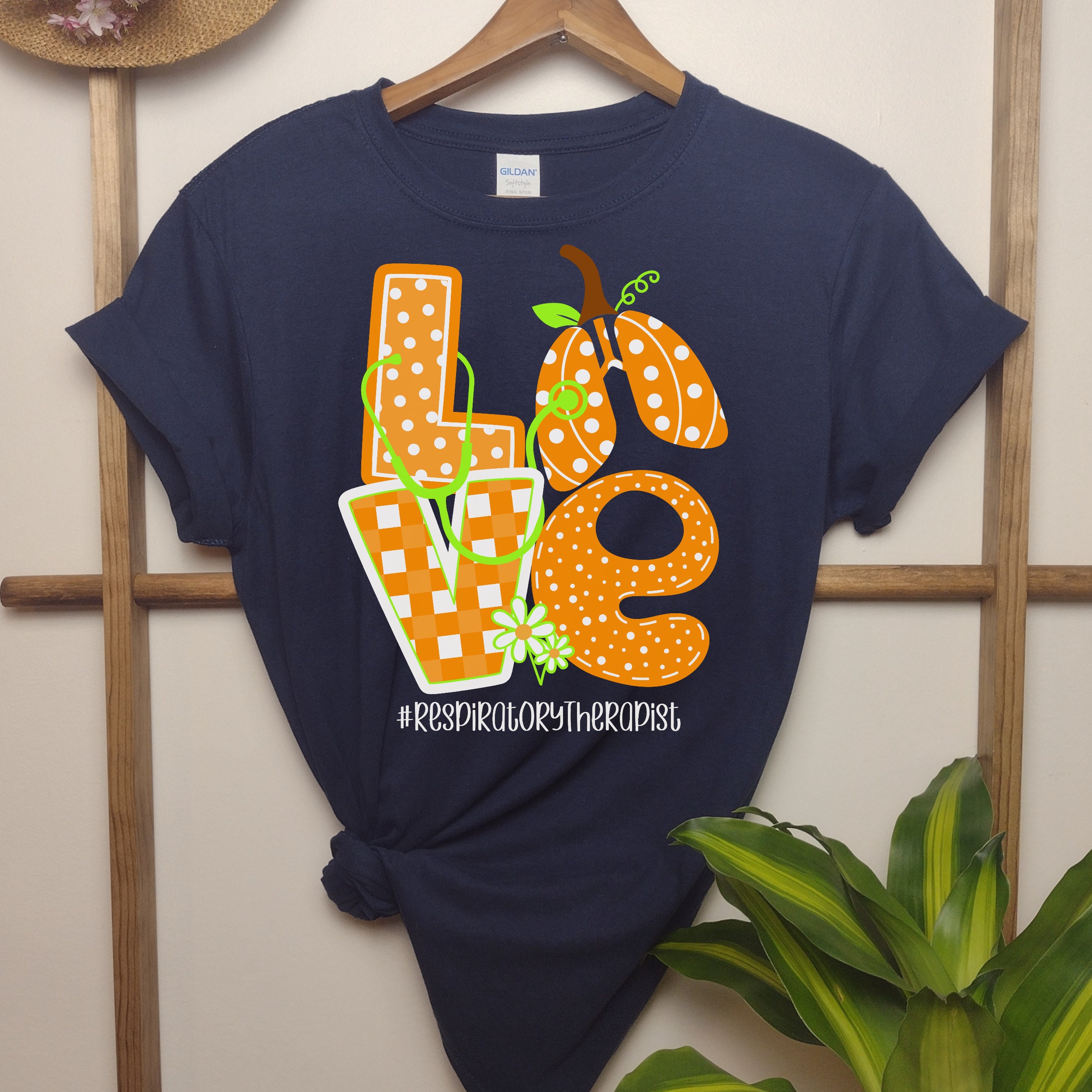 LOVE RT Autumn Pumpkin Lung Shirt Respiratory Therapist Fall Shirt New ...