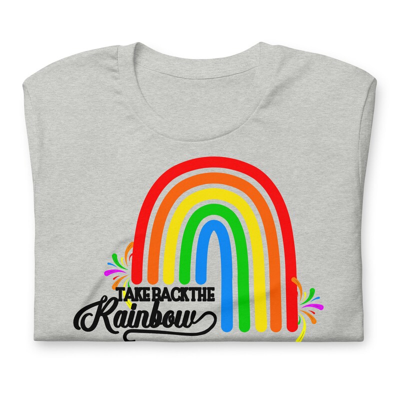 Take Back the Rainbow Shirt God's Rainbow Genesis Rainbow Genesis 9:16 Promise Not Pride God's ...
