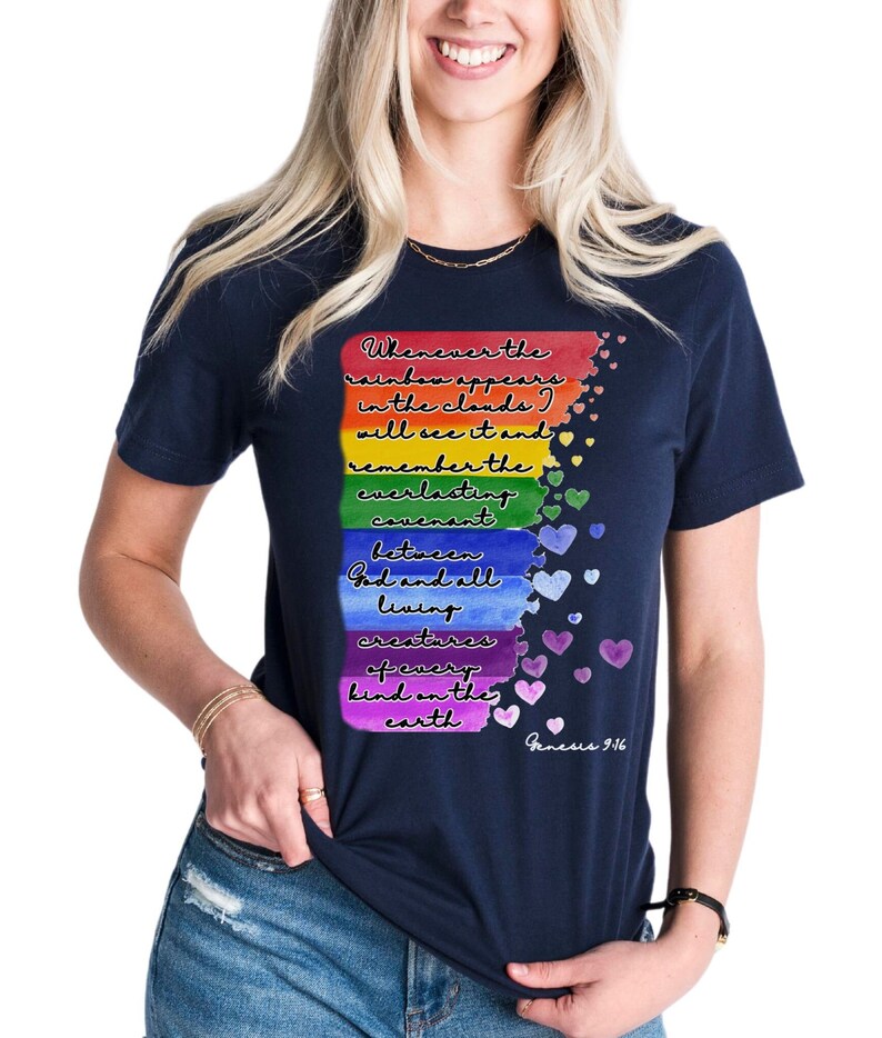 Take Back the Rainbow Shirt Genesis 9:16 God's Covenant Promise Not ...