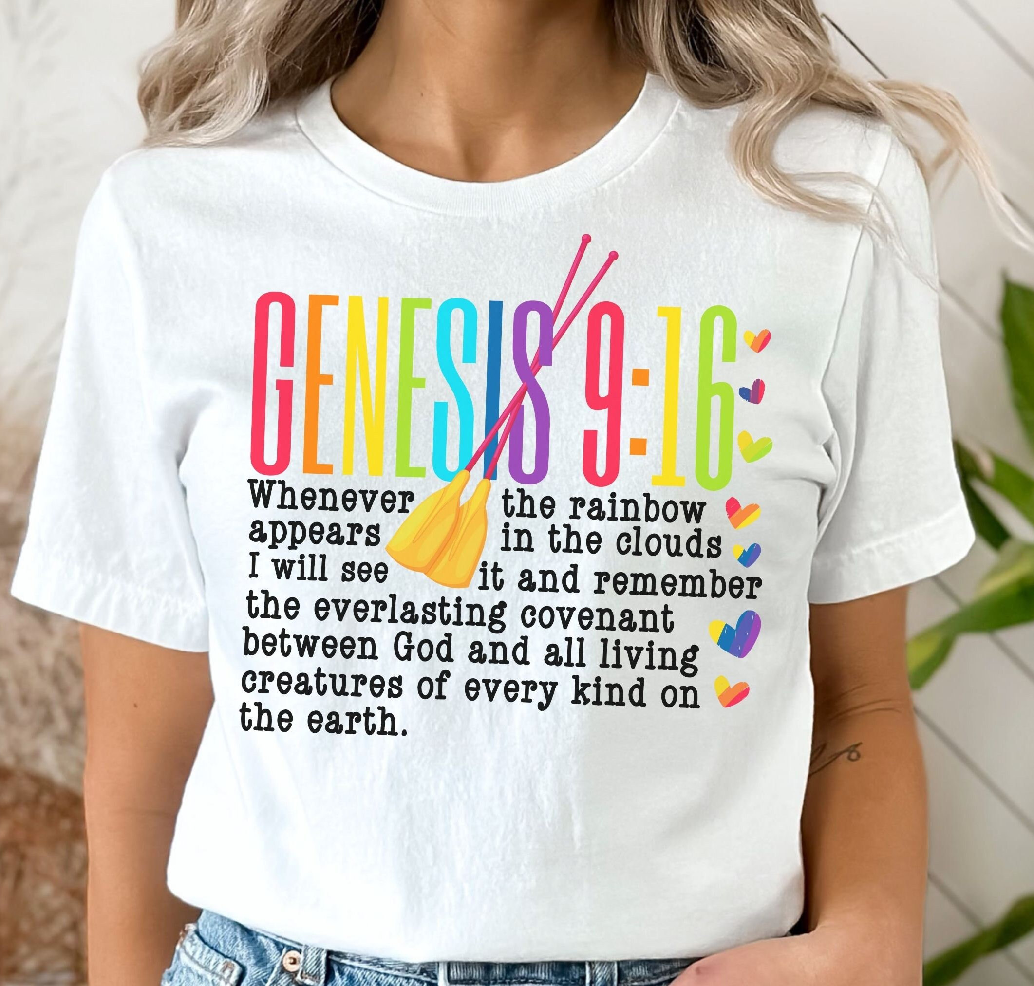 Take Back the Rainbow Shirt Genesis 9:16 Oars and Bible Verse Rainbow God's Rainbow Shirt ...