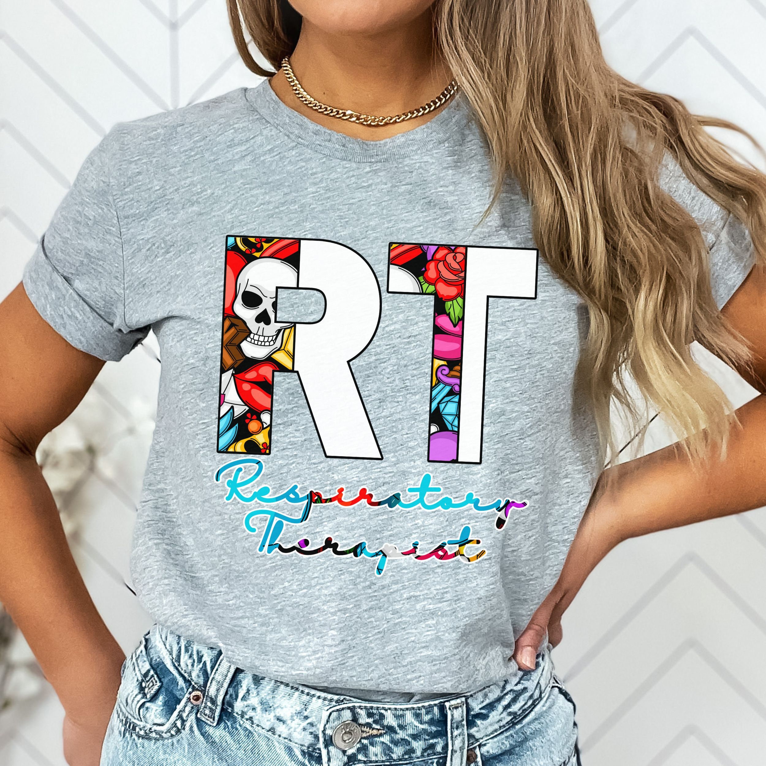RT Shirt Tattoo Rose Art Respiratory Therapist Shirt - Etsy