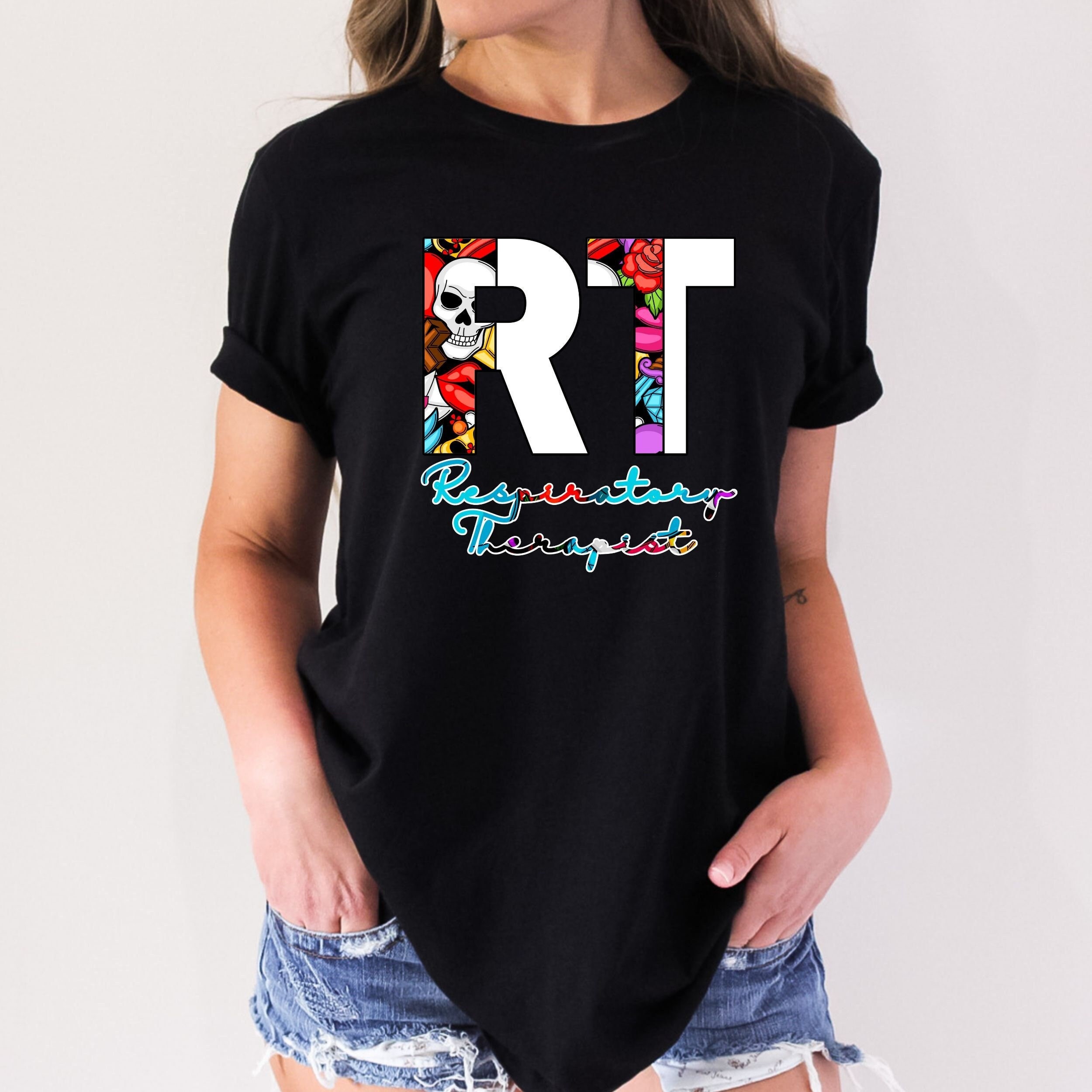 RT Shirt Tattoo Rose Art Respiratory Therapist Shirt Respiratory ...