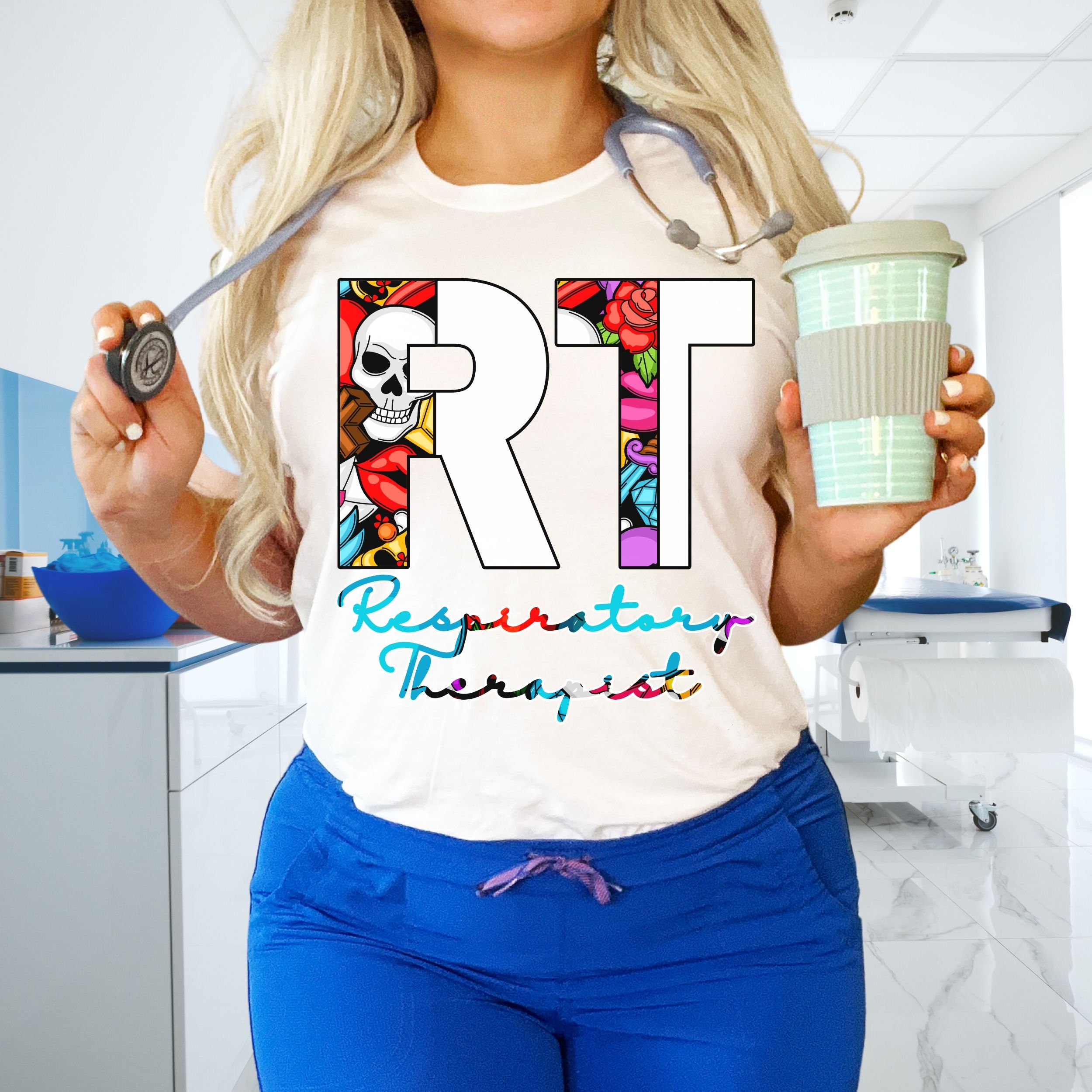 RT Shirt Tattoo Rose Art Respiratory Therapist Shirt Respiratory ...