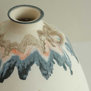 Big Rustic Vessel, Beige Big Handmade Vase,large Pottery Vase,beige ...