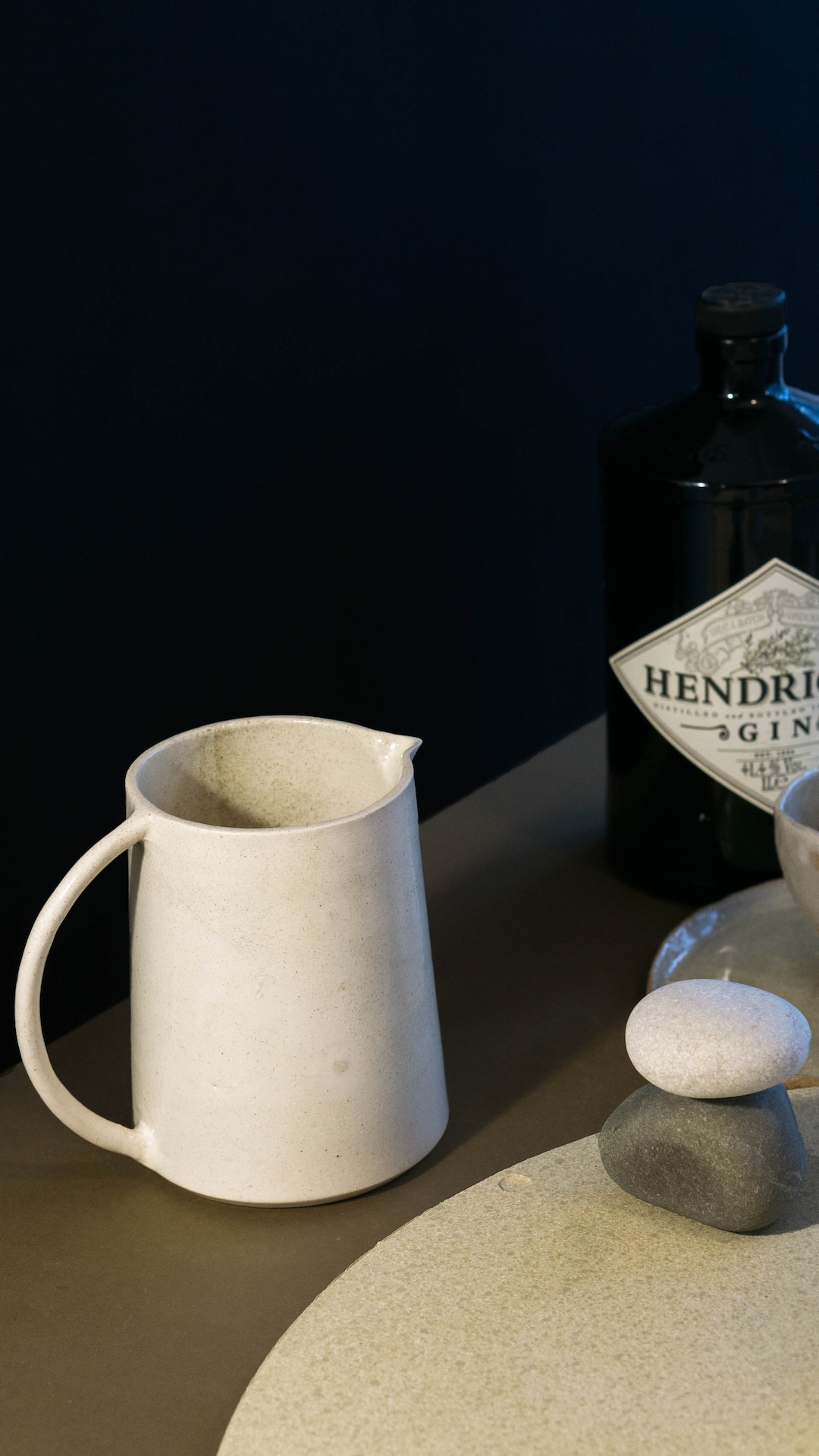 Handmade Ceramic Pitcher: Beige Modern Jug, Minimalist Water Carafe - Etsy