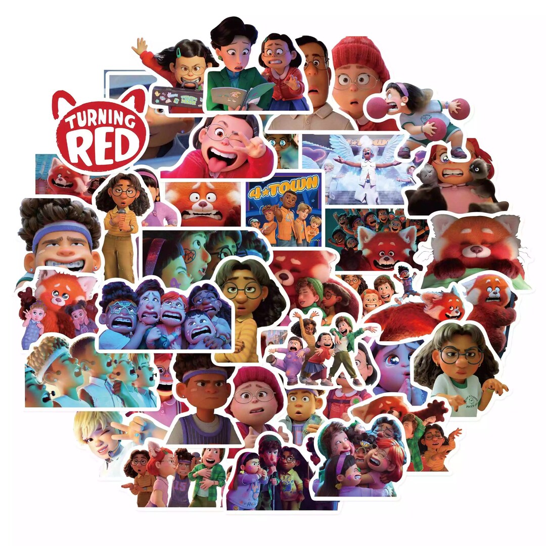 Turning Red Sticker Pack – Matte Vinyl Stickers for Laptops, Phones ...