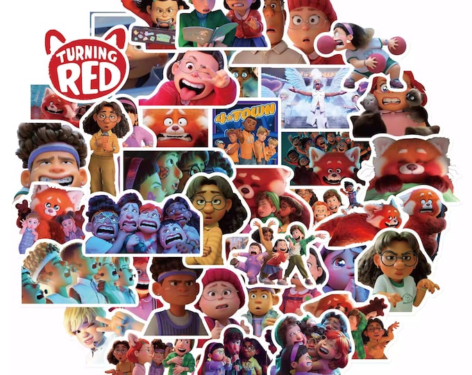 Turning Red Sticker Pack Matte Vinyl Stickers for Laptops, Phones ...