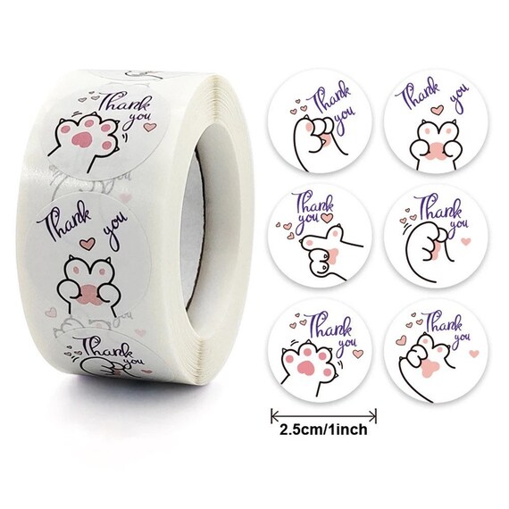 Thank You Stickers for Small Businessshipping Supplies - Etsy