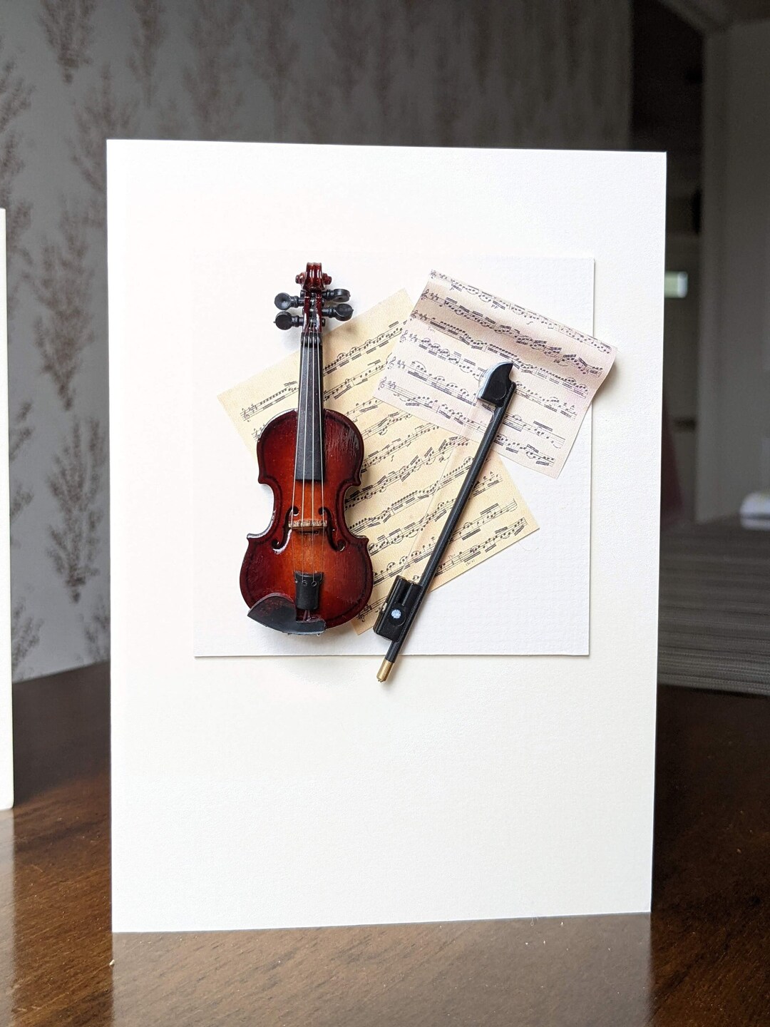 3D Musical Instrument Cards - Etsy