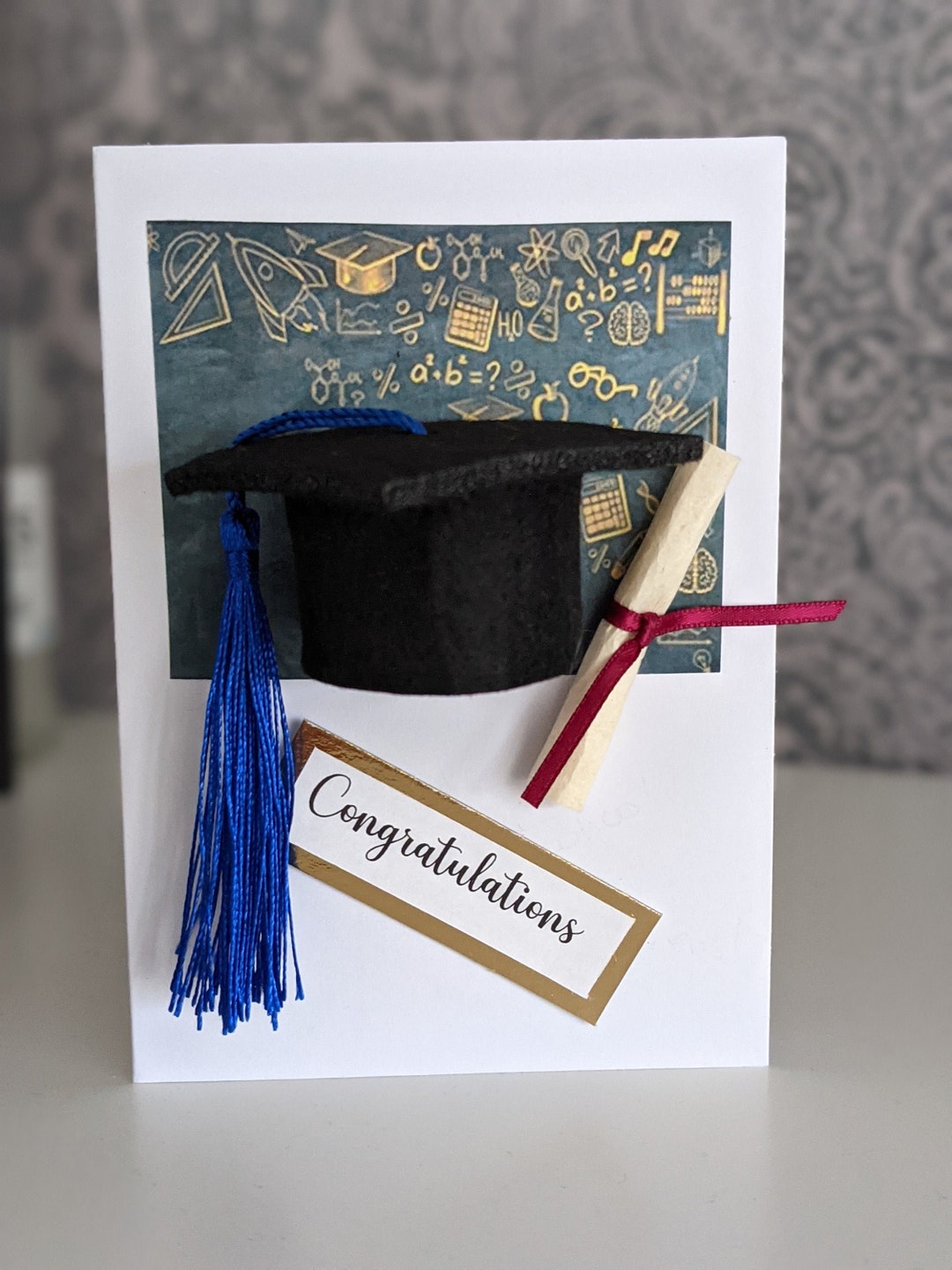 3D Graduation Hat Card - Etsy