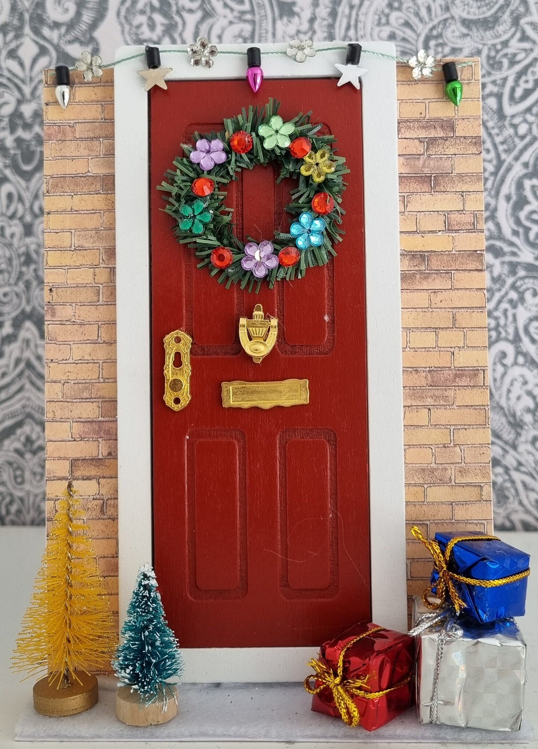 Christmas Door Card - Etsy