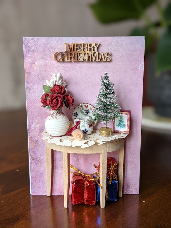 3D Christmas Table Card | Etsy