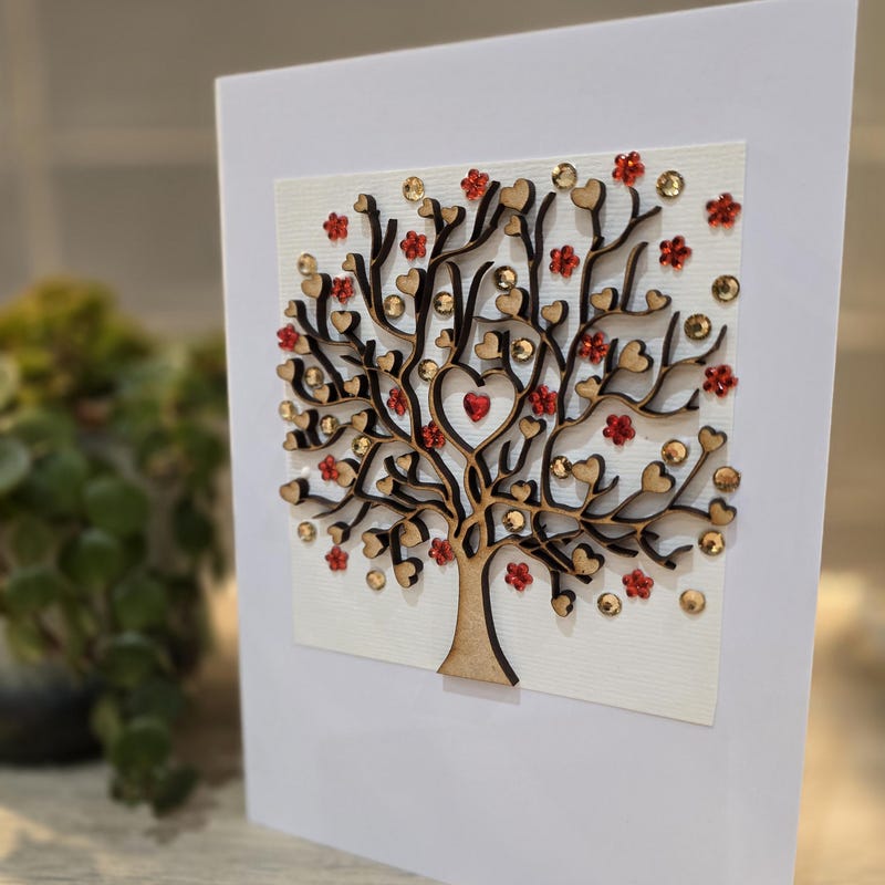 Hand Made Wooden Oak Tree - Etsy UK