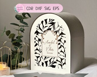 Wedding Laser Cut File,laser Cutting Project,svg Dxf Cdr Eps Vector ...